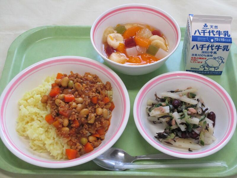 今日の給食（須和田校舎・稲越校舎） - 市川市立須和田の丘支援学校